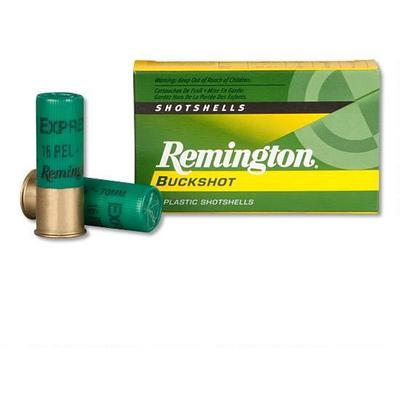 Remington Shotshells 12 Gauge #1-Buckshot 2.75in 16 Pellets [12BK1 ...